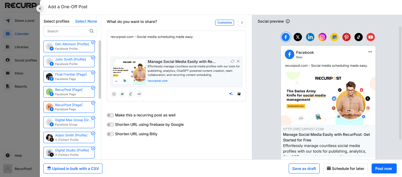 RecurPost Reviews 2025: Pricing, Features & More